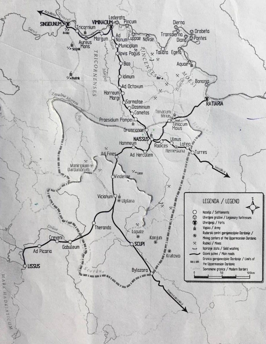 Dardania under Roman Rule. The rich mining sources of the Romans
